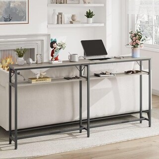 70 Inch Console Table with Storage - Bed Bath & Beyond - 40733796