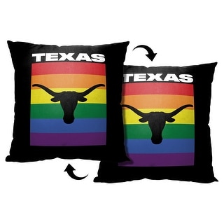 Texas Pride Series Printed Throw Pillow - Black - Bed Bath & Beyond ...