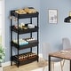 4-Tier Vegetable and Fruit Storage Retail Display Rack Stand - Bed Bath ...