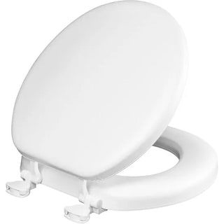 Mayfair by Bemis Eden Round White Soft Toilet Seat - Bed Bath & Beyond ...