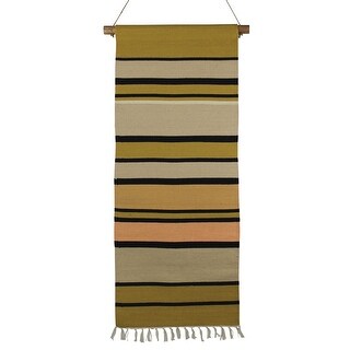 Multicolored Stripe Cotton Wall Hanging - Bed Bath & Beyond - 34167475