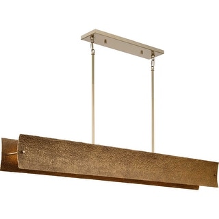 Progress Lighting P400369 Lusail 8 Light 54" Wide Linear Pendant - Bed ...