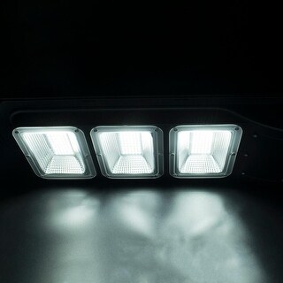 90W LED Solar Street Light PIR Motion Sensor Wall Timing Lamp Remote ...