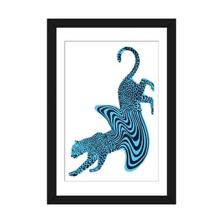 iCanvas "Cheetah Melt Blue" by Ella Mazur - Bed Bath & Beyond - 37486960