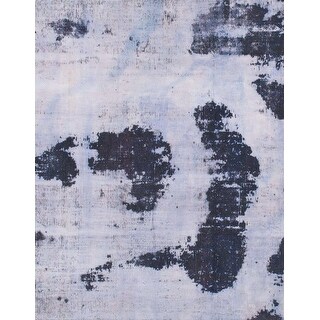 Ahgly Company Machine Washable Abstract Blue Angel Blue Area Rugs - Bed ...