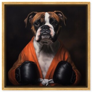 Professional Boxer Box Inspired Print Man Cave Canvas Wall Art by ...