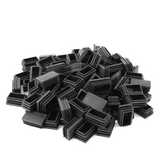 Unique Bargains Office Plastic Rectangle Shaped Table Legs Tube Insert ...