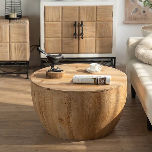 Vintage Style Bucket Shaped Coffee Table - On Sale - Bed Bath & Beyond ...