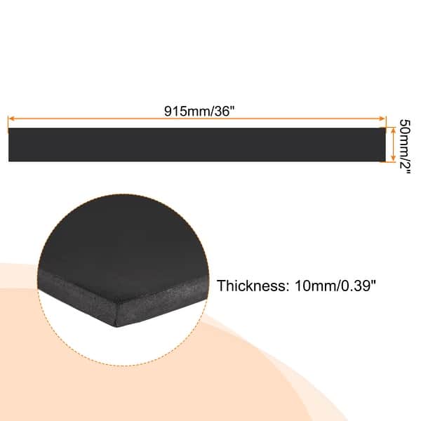 EPDM Rubber Sheet Black with Adhesive, for Door Sealing Strip 1pcs ...