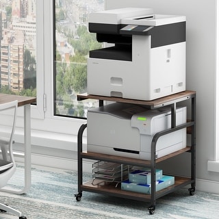 23.6" Deep Extra Large Printer Stand - 25.6"W x 23.6"D x 30.9"H - Bed ...