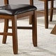 Espresso and Walnut Side Chair with X-Shape Back (Set of 2) - Bed Bath ...