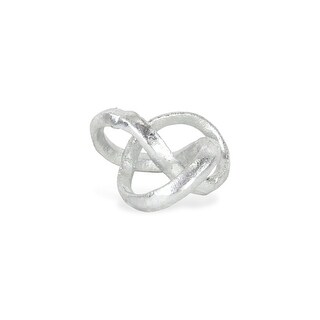 Abstract Infinite Knot Tabletop Decoration Silver - 5.75" - Bed Bath ...