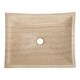 Eden Bath Deep Zen Sink - Beige Travertine - Bed Bath & Beyond - 23538506