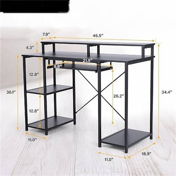 Black Computer Desk - Bed Bath & Beyond - 39699893