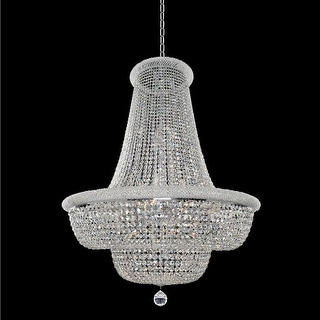 Allegri Napoli 33 Light 42" Wide Empire Chandelier with Crystal - Bed ...