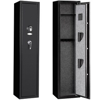 Fingerprint unlock Gun Safe Quick Access Electronic Firearm Storage ...