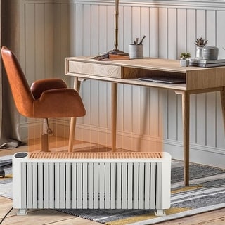 Electric Baseboard Convection Heater 1500W Large Room Space Heater LED ...