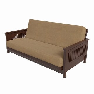 Tiro Full Dark Cherry Futon Set - Bed Bath & Beyond - 39112545