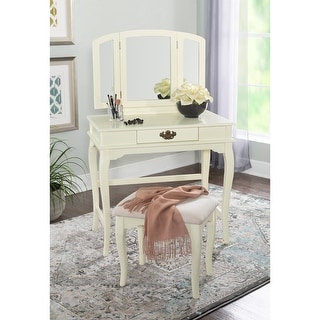 Heather Off-White Vanity Set - Bed Bath & Beyond - 21613396