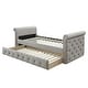 Chester Tufted Twin Upholstered Daybed with Trundle - Bed Bath & Beyond ...