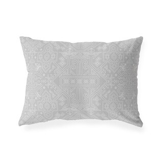 MAMLUK LIGHT GREY Indoor|Outdoor Lumbar Pillow By Kavka Designs - 20X14 ...