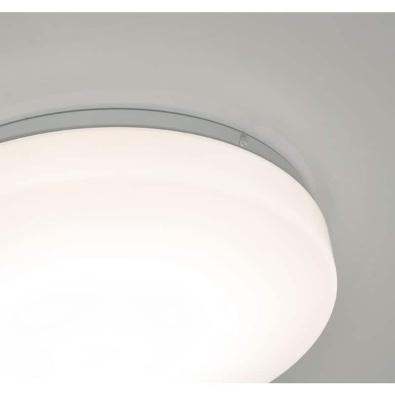 Cirrus 19" LED Flush Mount - White Finish - Bed Bath & Beyond - 38400624