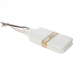2PC Marble Cheese Board White 11X5 - Bed Bath & Beyond - 40138877