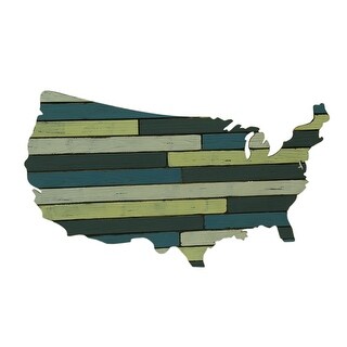 Rustic Usa Map Shaped Wood Wall Decor 36 Inch - Bed Bath & Beyond ...