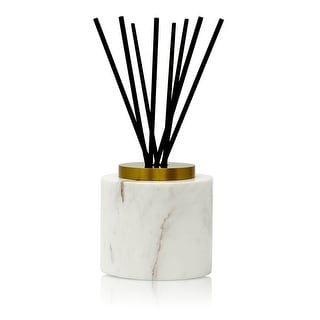 White Marble Reed Diffuser, "White Flower" Scent - Bed Bath & Beyond ...