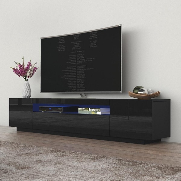 Miami 200 Modern 79 inch TV Stand On Sale Bed Bath Beyond 23552013