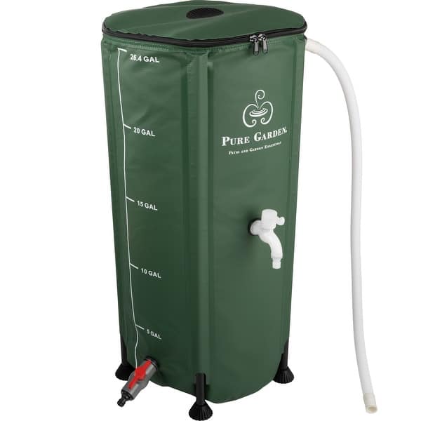 Rain Barrel - Collapsible Water Container for Catching Rainwater ...