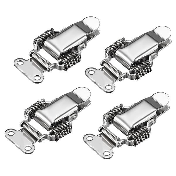 4pcs 201 Stainless Steel Spring Loaded Toggle Latch Catch Clamp 95mm ...