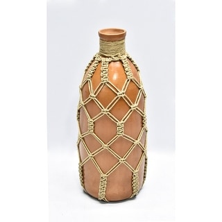 Large Mud Bottle Vase - 13" - Camel Brown - Bed Bath & Beyond - 42290823