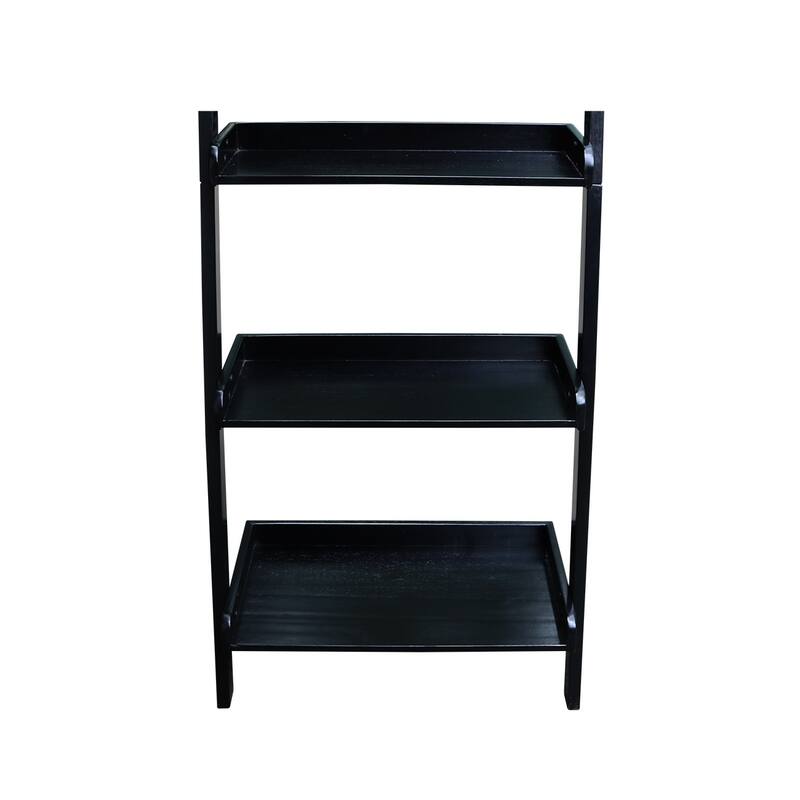 Solid Wood Lean-to 5-tier Shelf Unit Set (Set of 2) - Overstock - 8506870