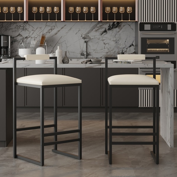 Modern Bar Stools Dining Chairs with Foot Rest for Kitchen On Sale Bed Bath Beyond 39970217