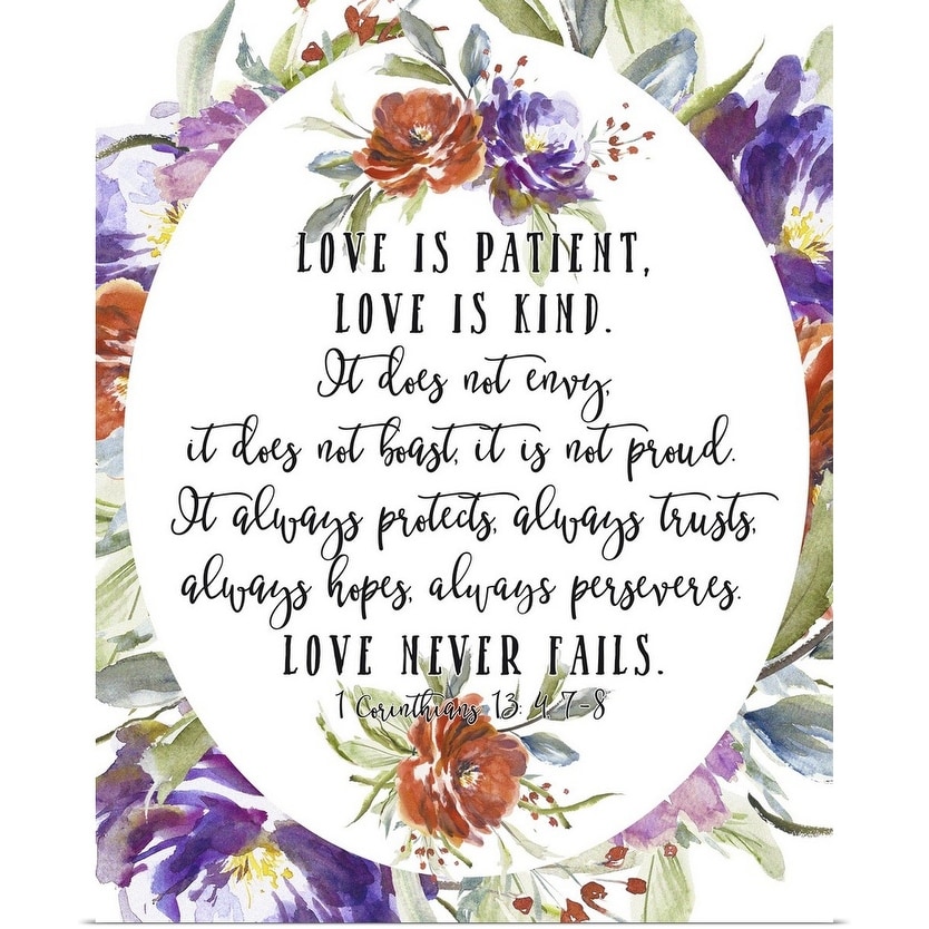 Love Is Patient Love Is Kind Bible Verse Wallpaper