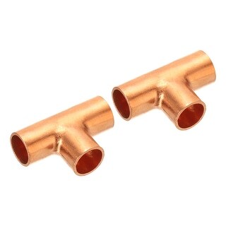 Tee Copper Fitting 3 Way Welding Joint Pressure Pipe Fitting - Bed Bath ...