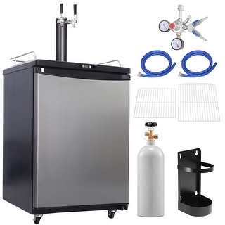 Beer Kegerator, Tap Draft Beer Dispenser, Full Size Keg Refrigerator ...