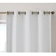 HLC.me Lattice Flocked 100% Complete Blackout Thermal Insulated Window Curtain Grommet Panels ...
