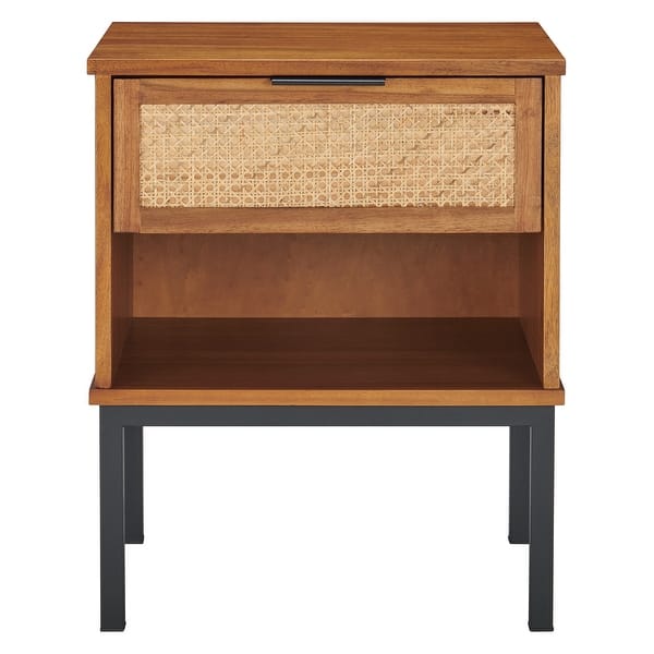 Caine Rattan Nightstand - Bed Bath & Beyond - 29742613