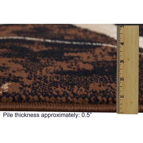 HR Cabin Nature and Animals Area Rug Nature Pattern Cabin Area Rug ...