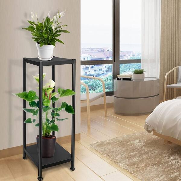 32 Inch Two Tier Flower Pots Planter Stand - Bed Bath & Beyond - 39203189