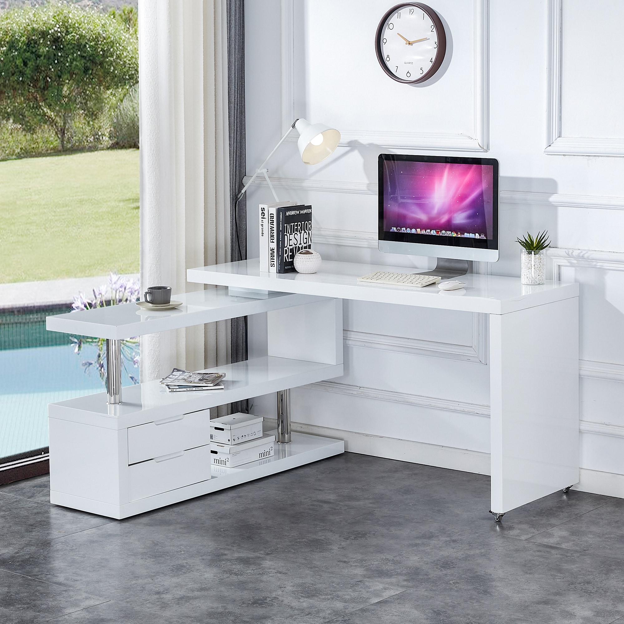 Wayfair white office desk store