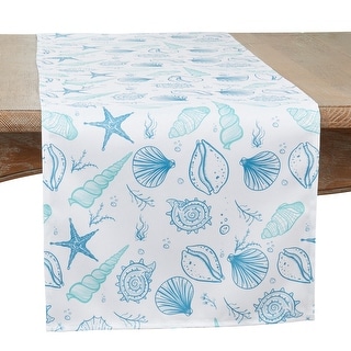 Seashell Design Long Table Runner - Bed Bath & Beyond - 37122197