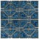 Merola Tile Hudson Moonbeam Pacific Blue 11-7/8" x 11-7/8" Porcelain ...