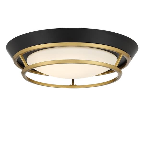 Kovacs P5372-L Beam Me Up 14" Wide LED Flush Mount Ceiling Fixture ...