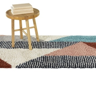 Livabliss Nandi Modern Color Block Geometric Area Rug - On Sale - Bed ...