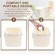 Small Desktop Trash Can with Open Top, Compact Mini Wastebasket Garbage ...
