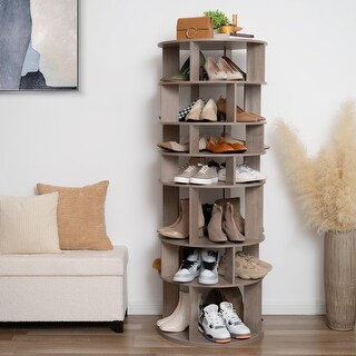 32 Pair Rotating Shoe Rack Tower - 32 Pair - Bed Bath & Beyond - 40031515