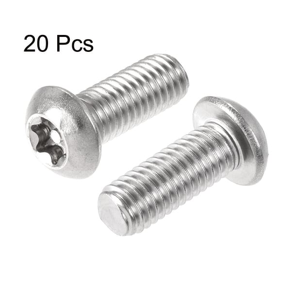 M8x20mm Torx Machine Screw 20pcs Pan Head Screws w T40 L-Type Wrench ...